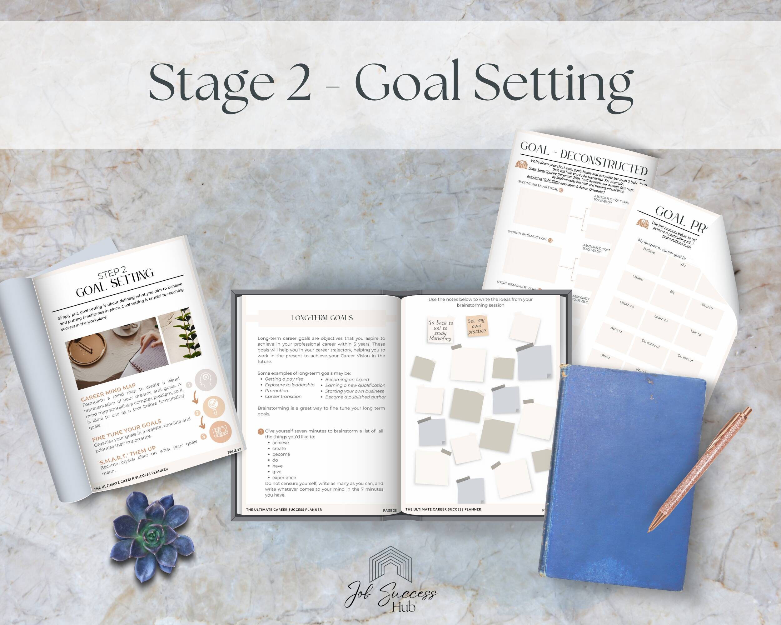 Career Success Planner | Career Goals Journal | Career Planning Tools ...