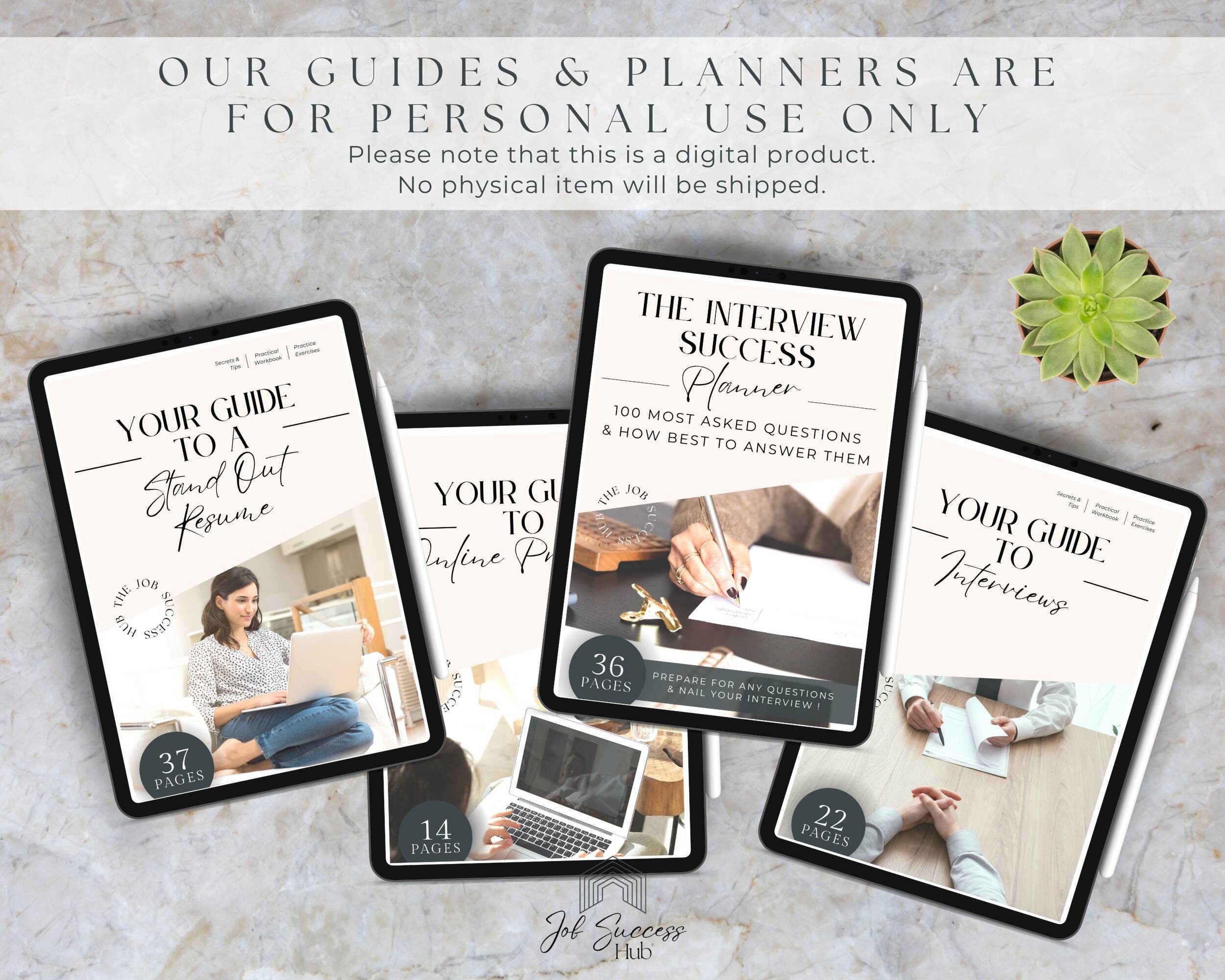 Career Success Planner | Career Goals Journal | Career Planning Tools ...