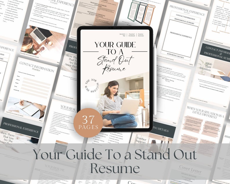 Complete Resume Bundle | Templates, Workbook & Checklist | Professional ...
