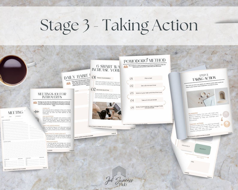 Career Success Planner | Career Goals Journal | Career Planning Tools ...