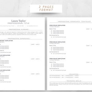 Complete Resume Bundle | Templates, Workbook & Checklist | Professional ...