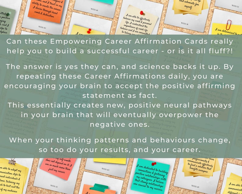 Empowering Career Affirmation Cards | Printable Affirmations | Career ...