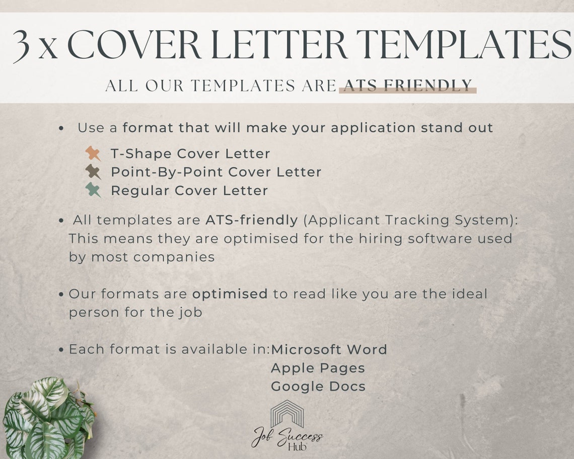 Complete Cover Letter Bundle Templates, Workbook & Checklist ...