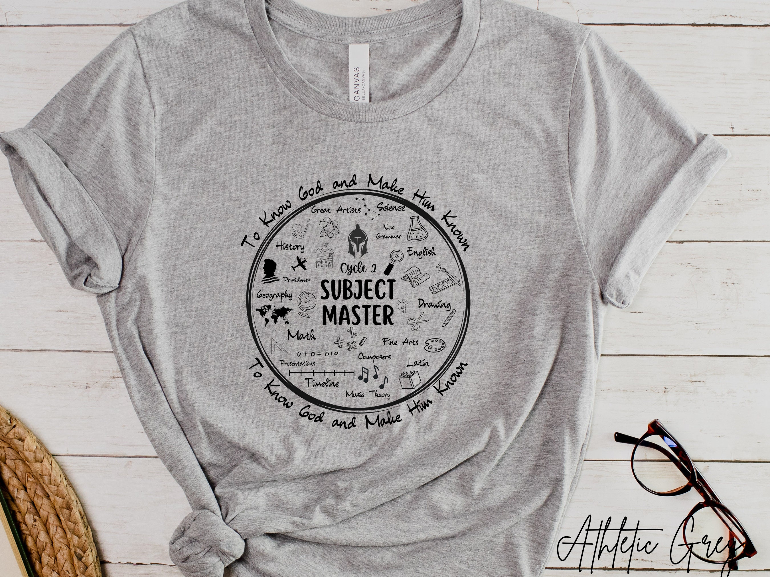 Cycle 2 Subject Master Shirt CC Subject Memory Master CC Tshirt Subject ...