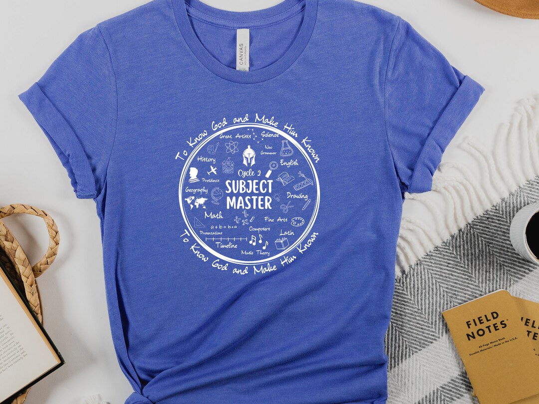 Cycle 2 Subject Master Shirt | CC Subject Memory Master | CC Tshirt ...