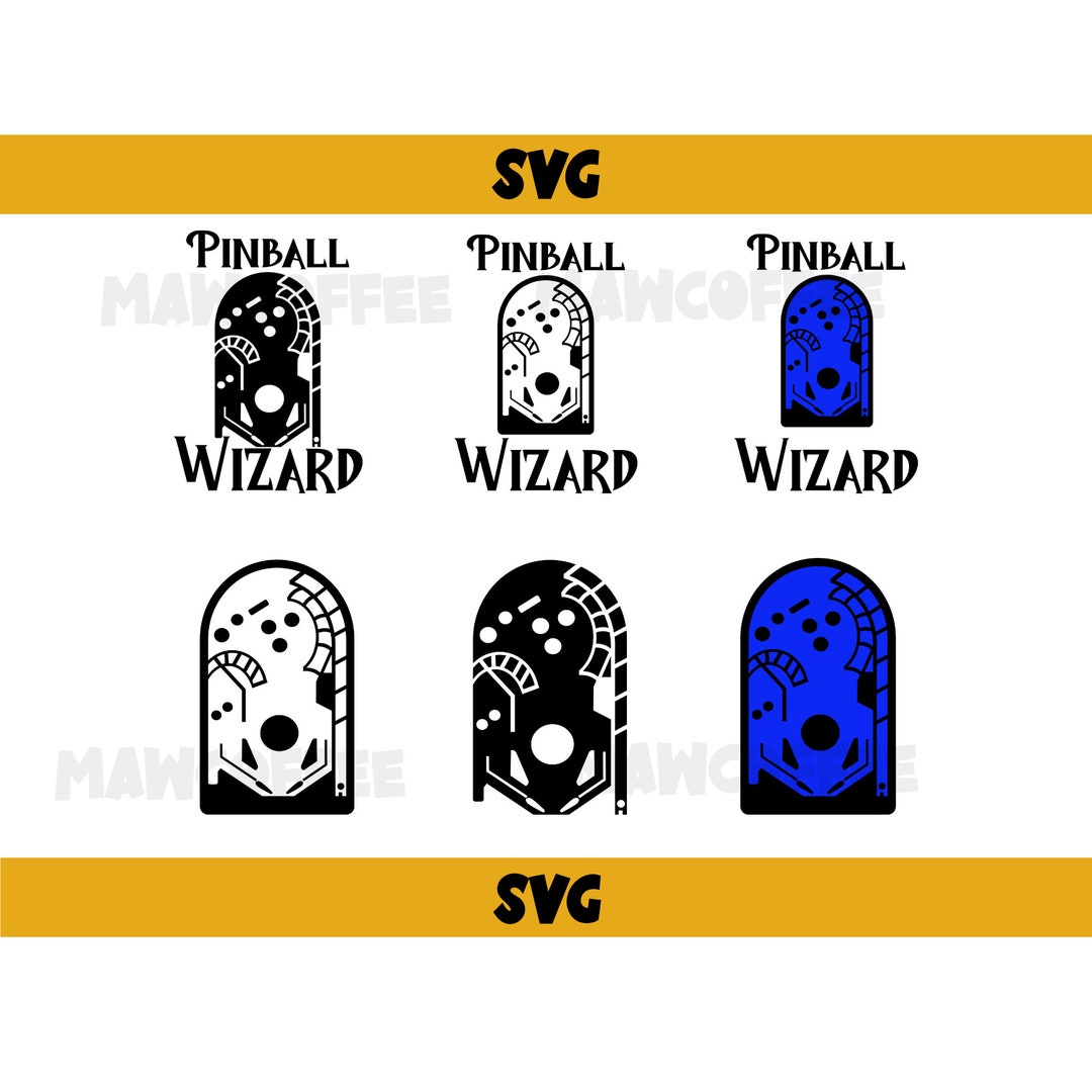 Pinball Wizard SVG File Cricut , Retro , Gaming , Man Cave , Lady ...
