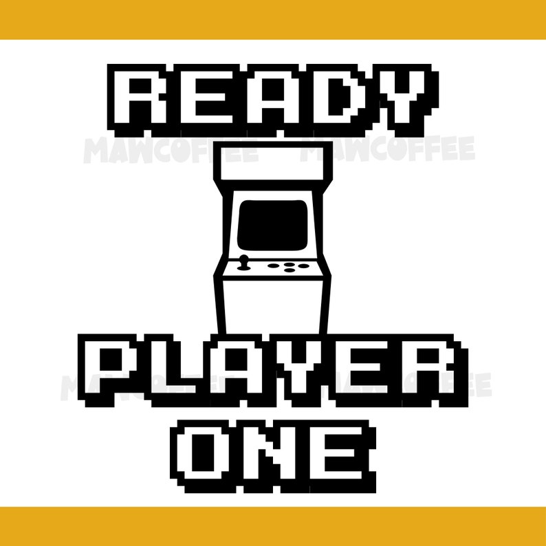 Ready Player One Arcade Machine Svg Png Jpg Pdf File Cricut , Gamer Svg ...