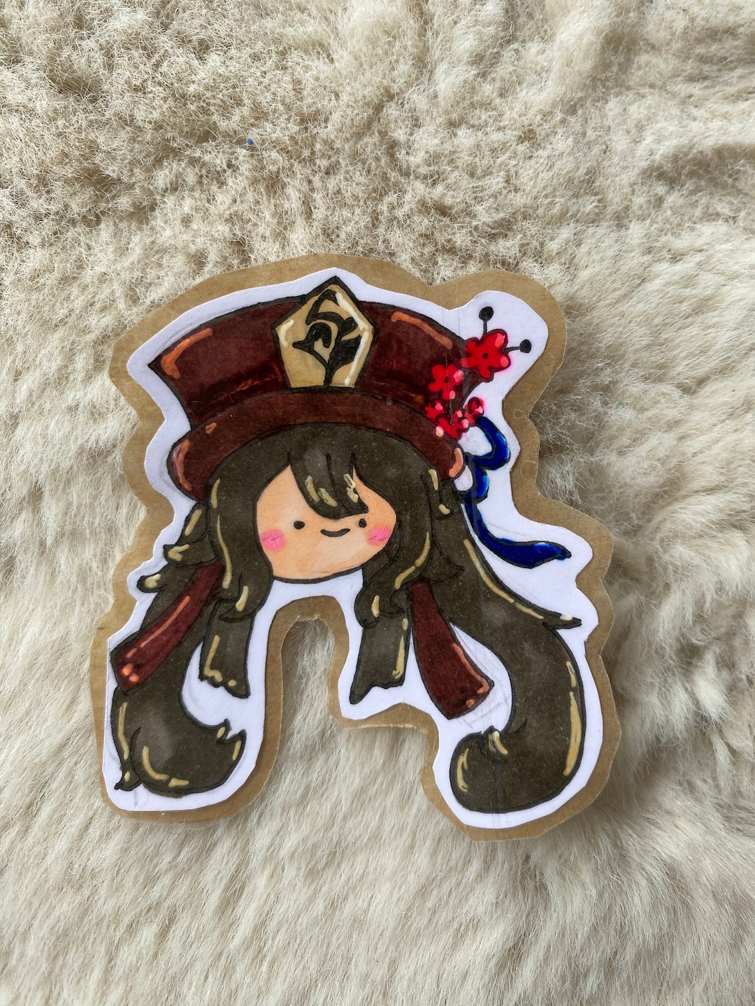 Genshin Impact Sticker hu Tao - Etsy