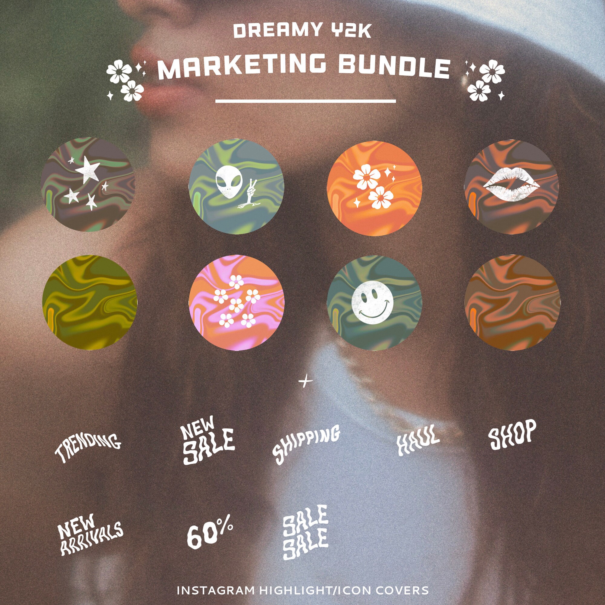 Y2K Instagram Highlight Covers, Retro Instagram Highlight Covers ...