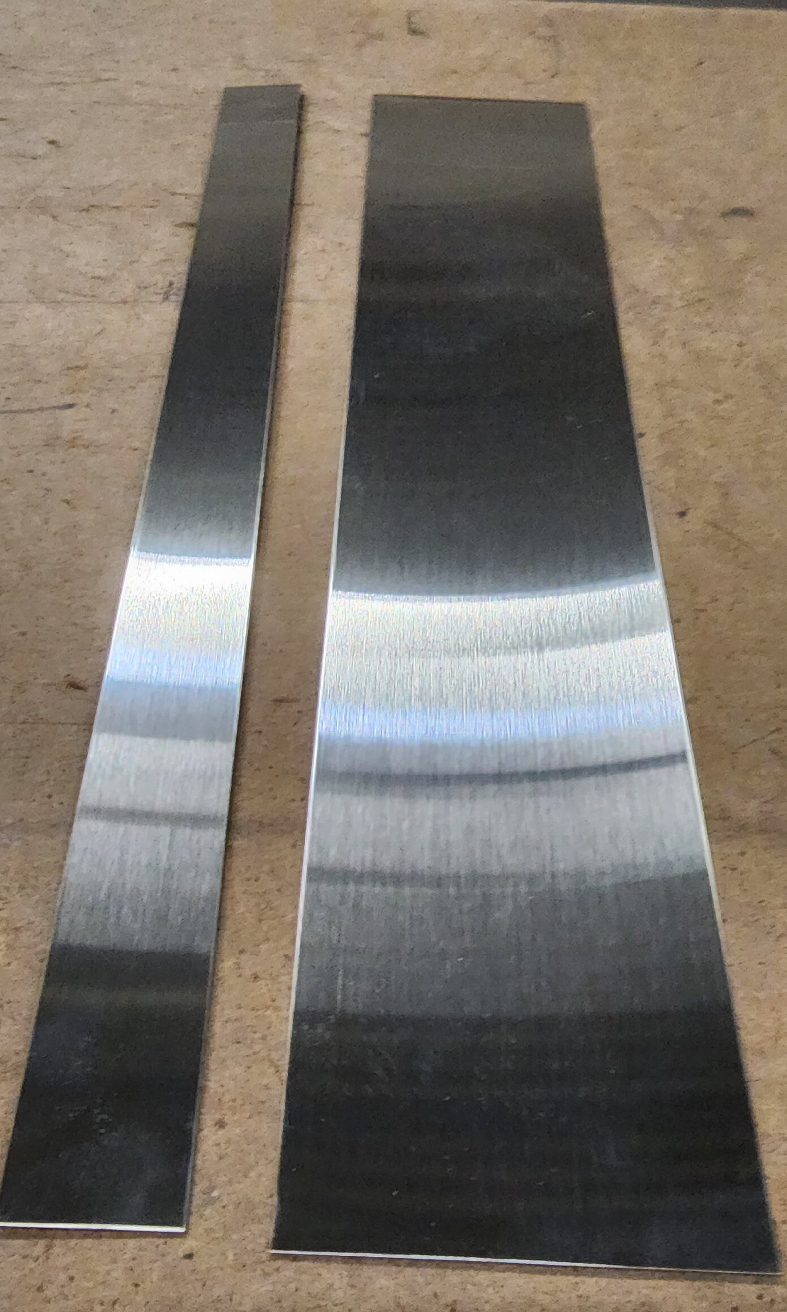 PTM 304 #4 Brushed Stainless Steel Sheet Metal Finish Trim 24ga, Filler ...