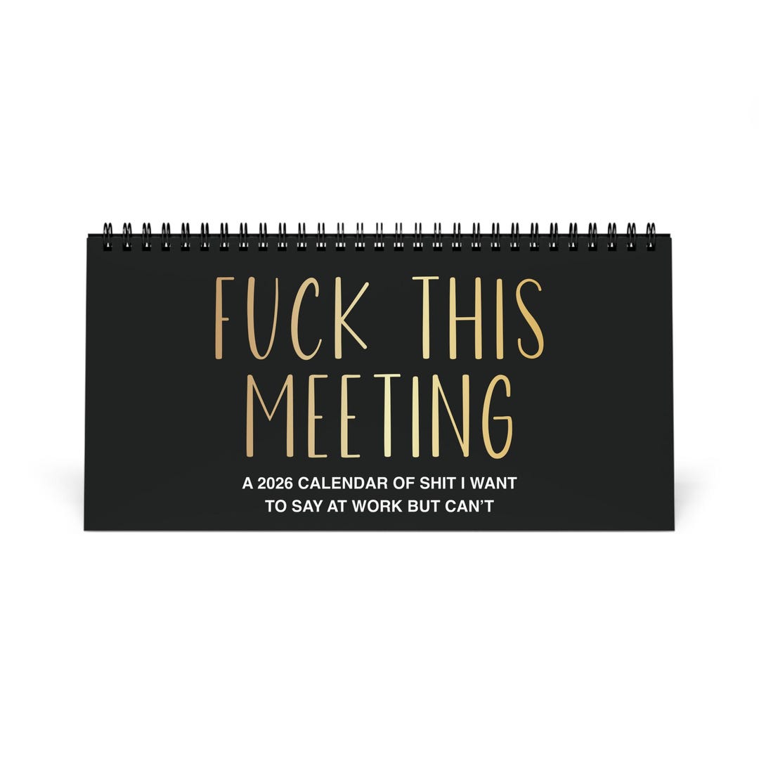 Shit I Want to Say at Work but Can't 2026 Funny Office Humor Desk ...