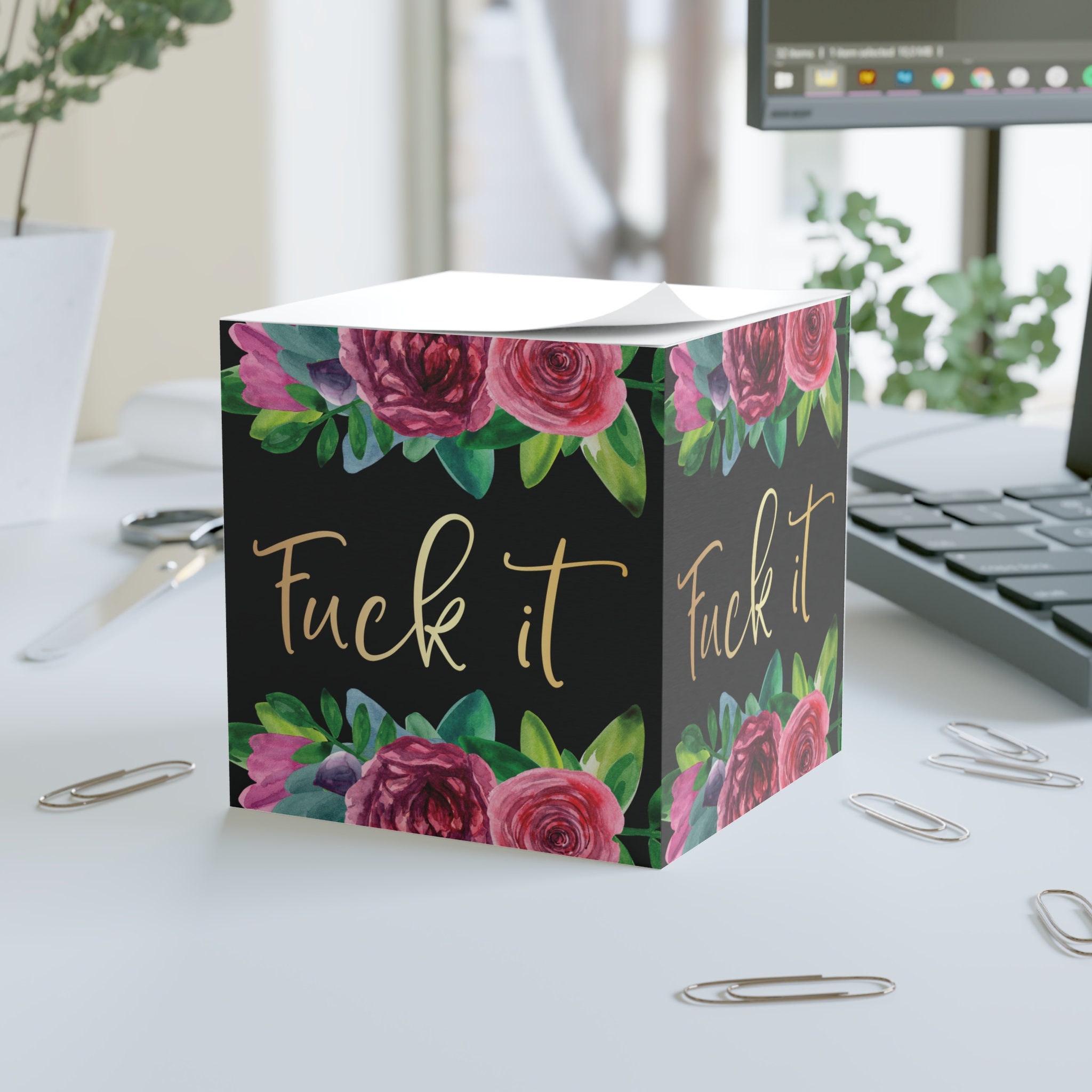 Funny Note Pads, Funny Post It Notes, Sticky Note Pad, Note Cube, Funny ...