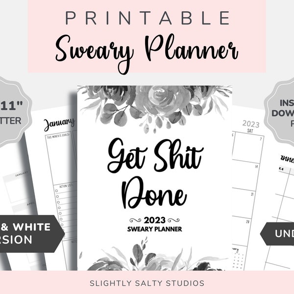 Get Shit Done Planner - Etsy
