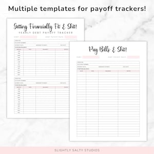 Debt Payoff Tracker Printable Color in Thermometer Coloring Page Bundle ...