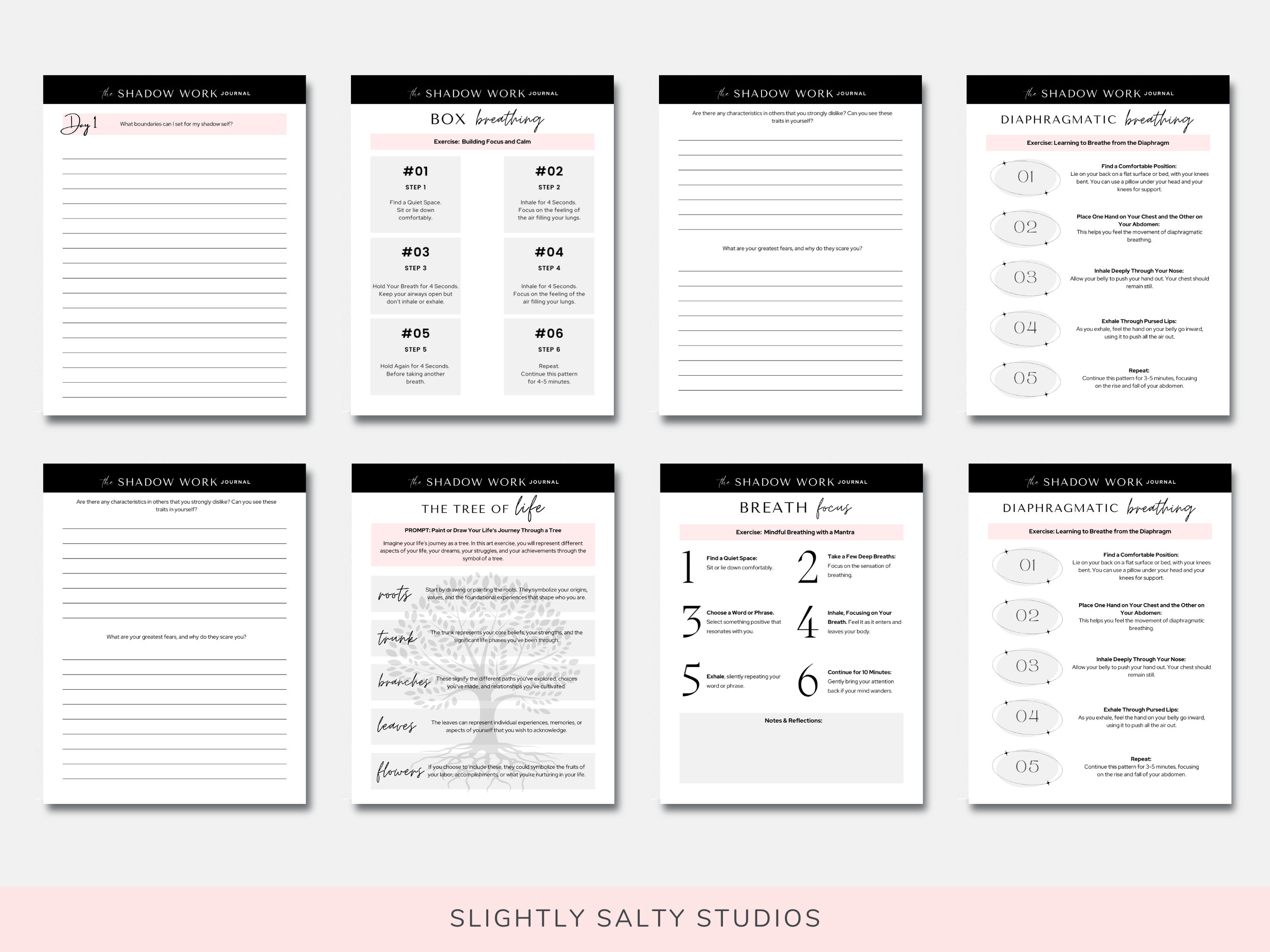 Shadow Work Journal Printable, Shadow Work Workbook Digital, Mental ...
