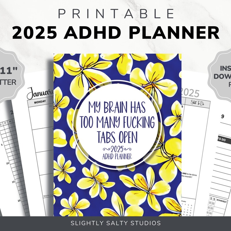 Adhd Planner Printable - Etsy