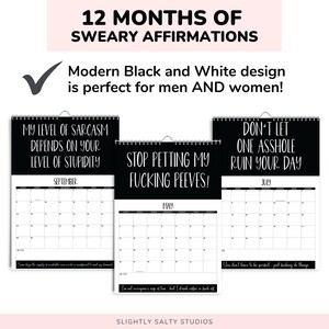 Fck This Shit 2024 Wall Calendar Large, Funny Calendar 2024, Swearing ...