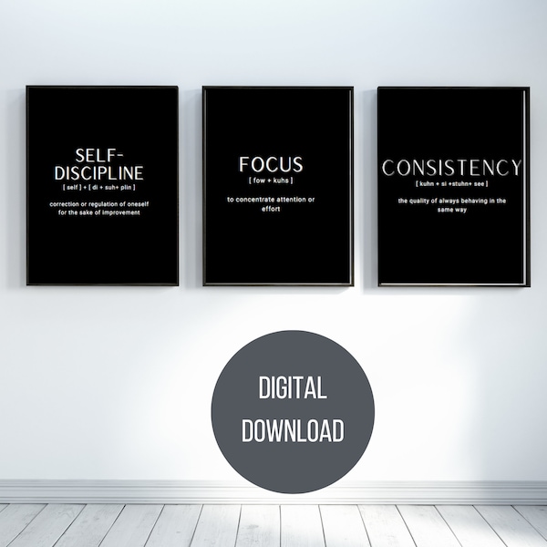 Self Discipline Download - Etsy