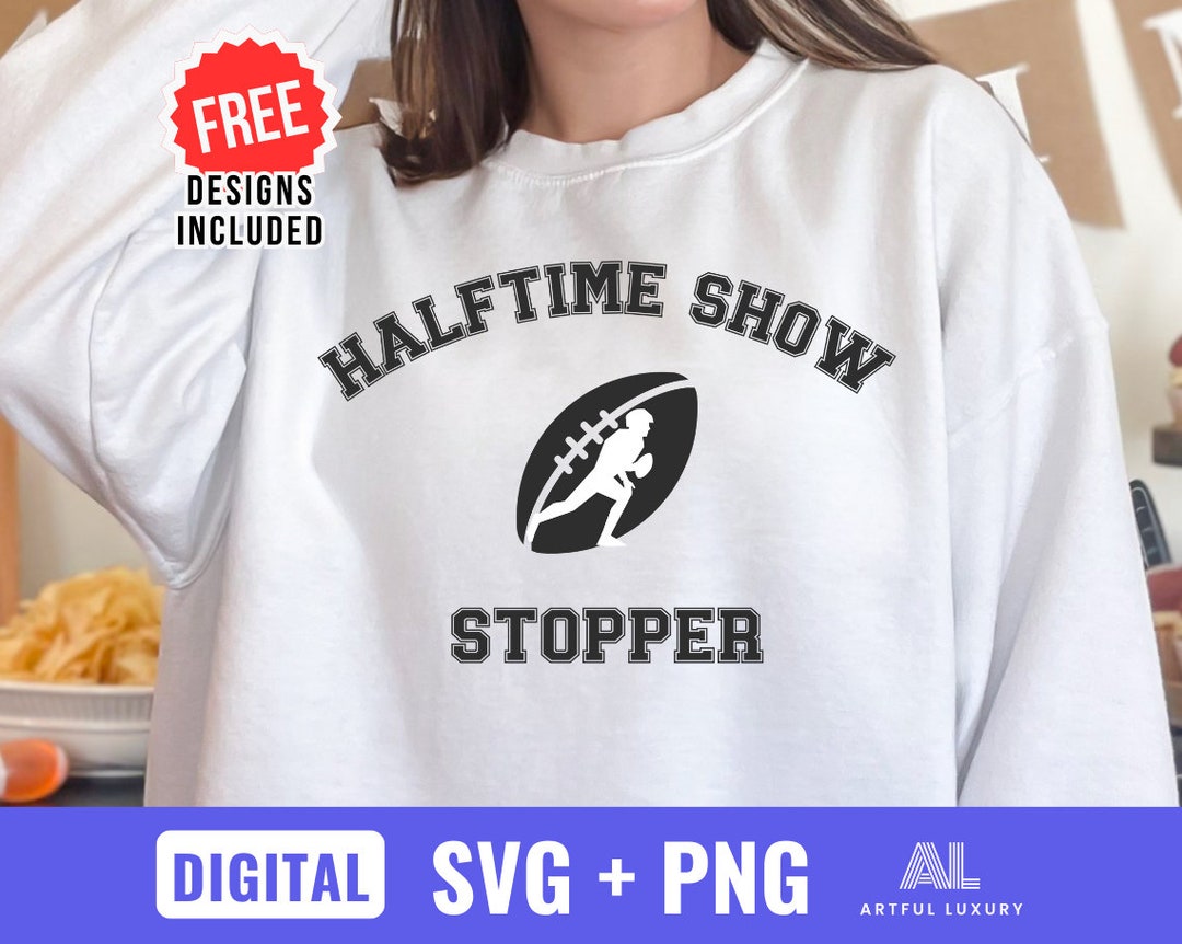 Halftime Show Stopper SVG Football PNG Sweater Football Season ...