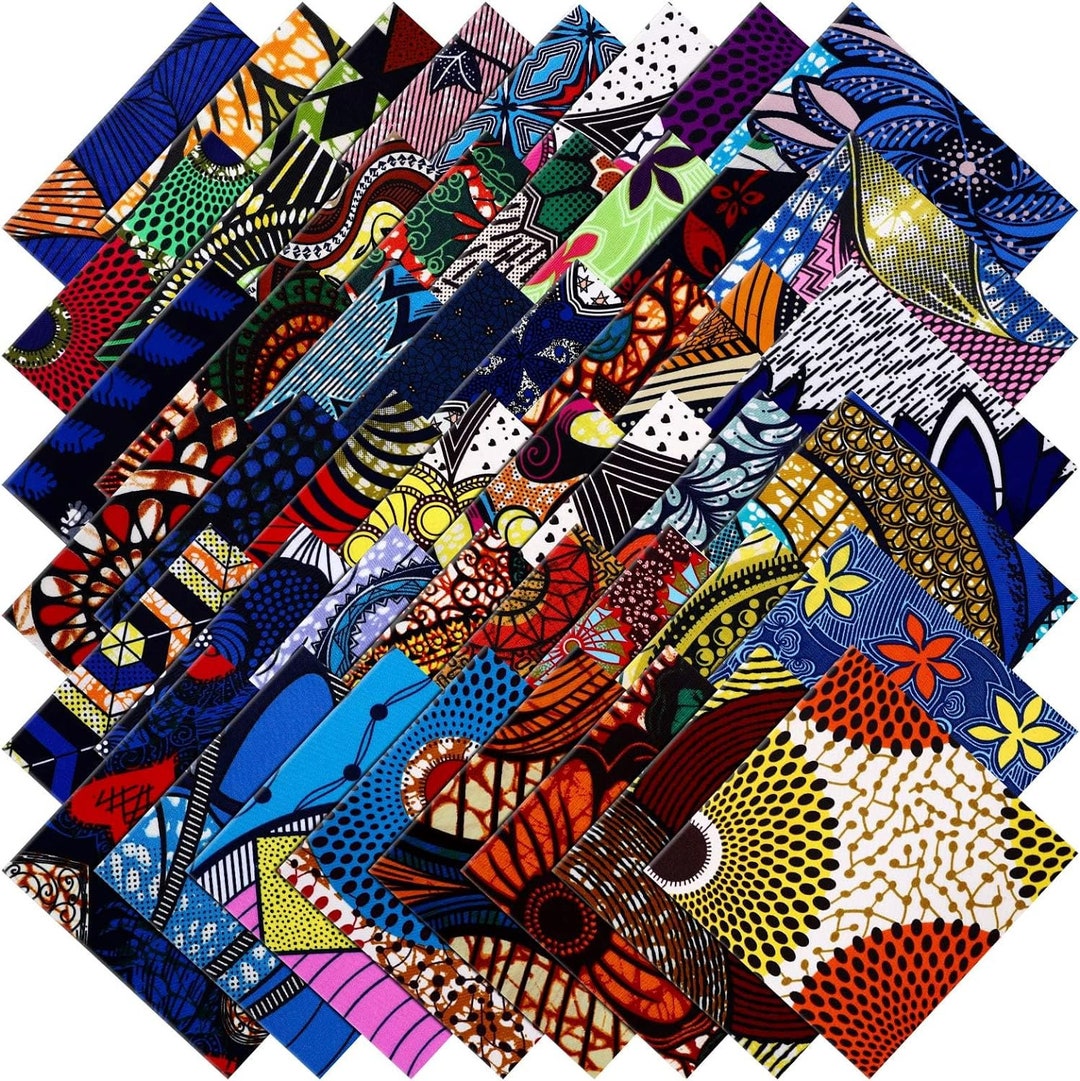 African Fabric Strips Blocks Quilting Fabric Quilting Quarters Print ...