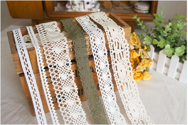 Assorted Vintage Lace Trim Vintage Lace Crochet Antique Lace Variety of ...