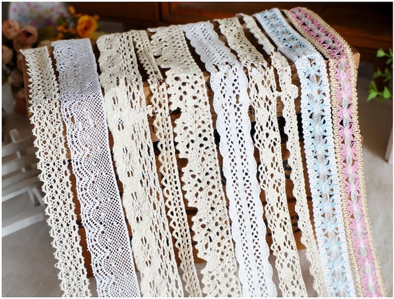 Assorted Vintage Lace Trim Vintage Lace Crochet Antique Lace Variety of ...