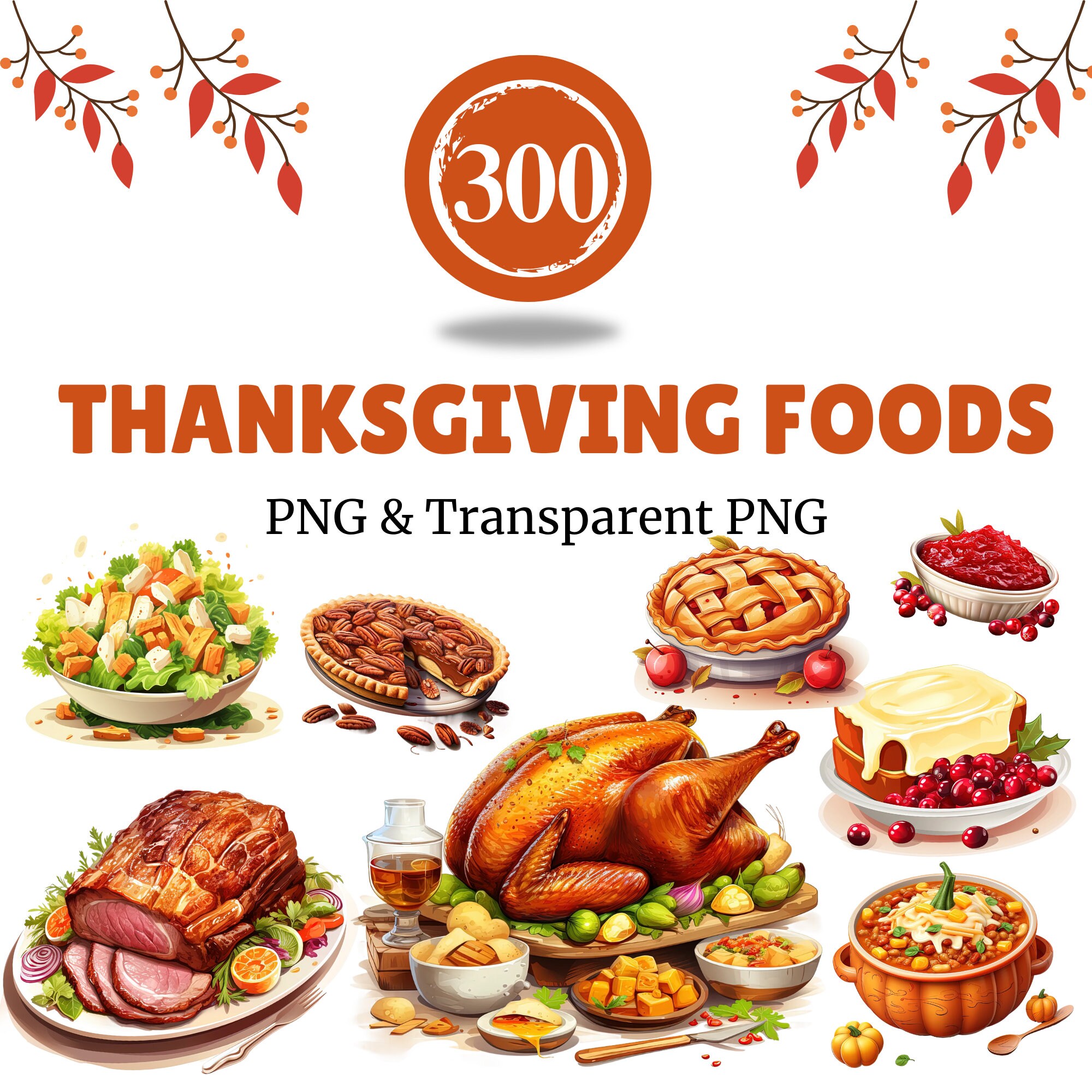 Thanksgiving Voedselclipart Voor Kinderen