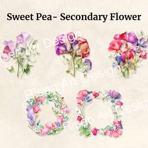 April Birth Month Flower Clipart SVG PNG Flower Invitations Birth Month ...