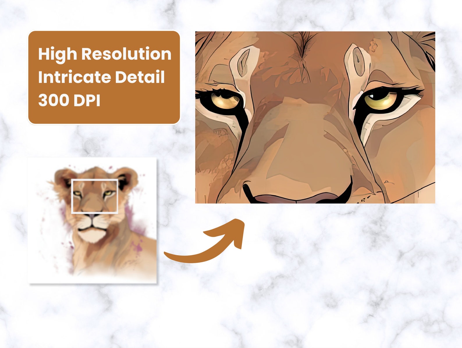 Lion Prince Clipart Watercolor Clipart for Crafts Graphic Lion Clipart ...