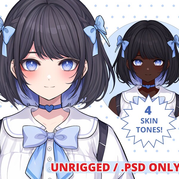 Black Vtuber Model - Etsy