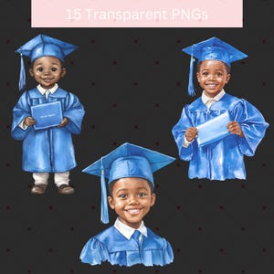 Kindergarten Graduation Clipart Watercolor Preschool Graduation Clip ...
