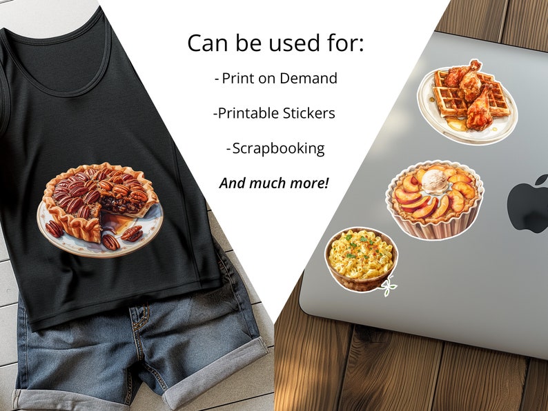 Southern Food Watercolor Clipart Bundle: Soul Food, Food Art, Printable ...