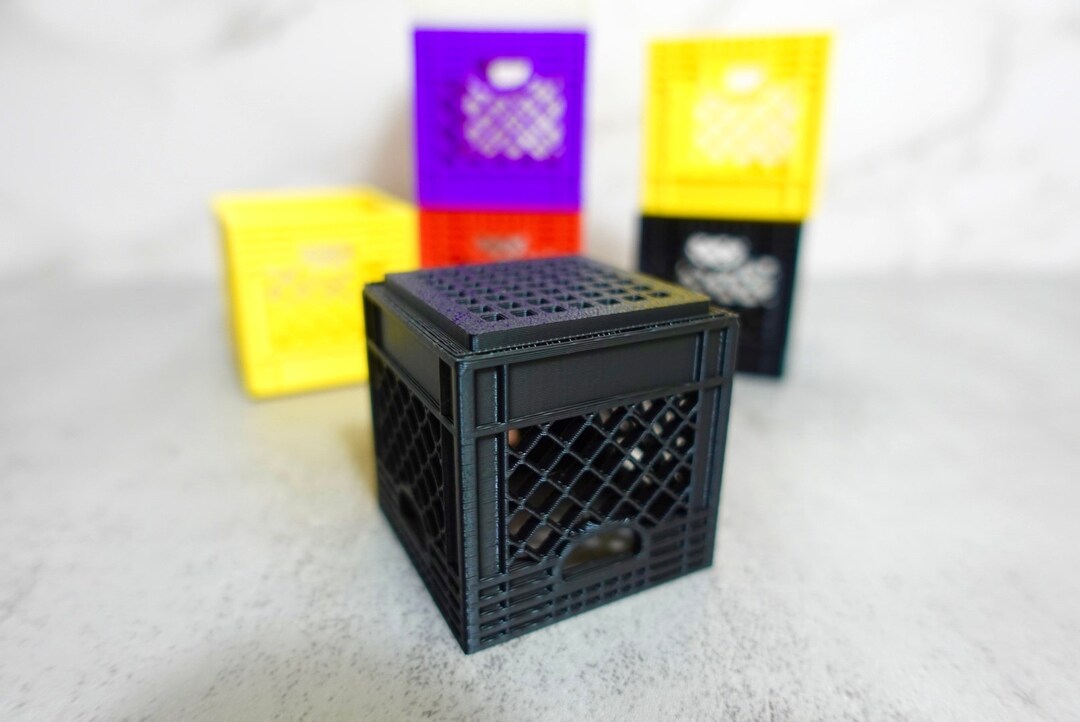 Stackable Mini Crate 3D Printed - Etsy