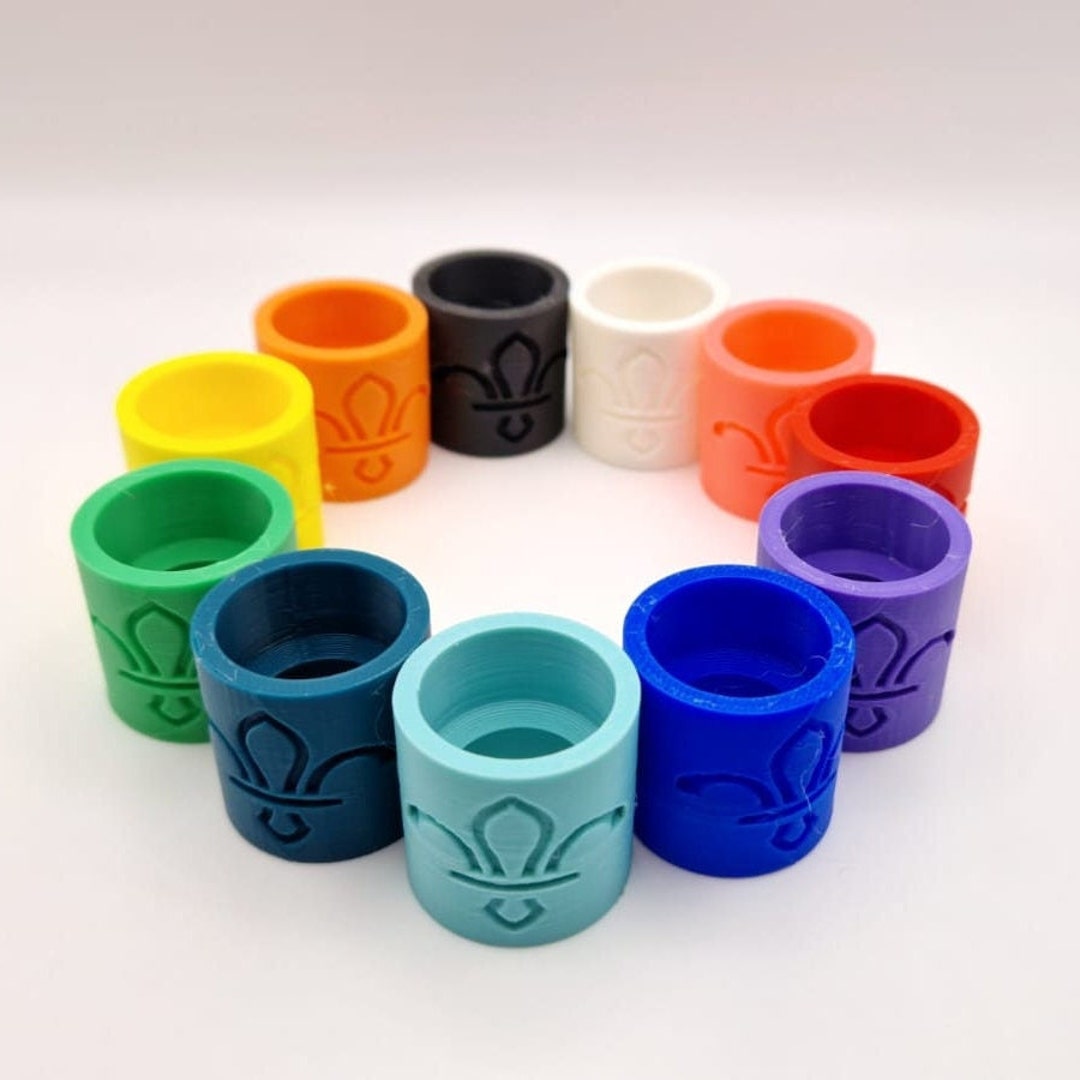 3D Printed Scout Woggle - Made From Biodegradable Plastic - 10+ Colours ...