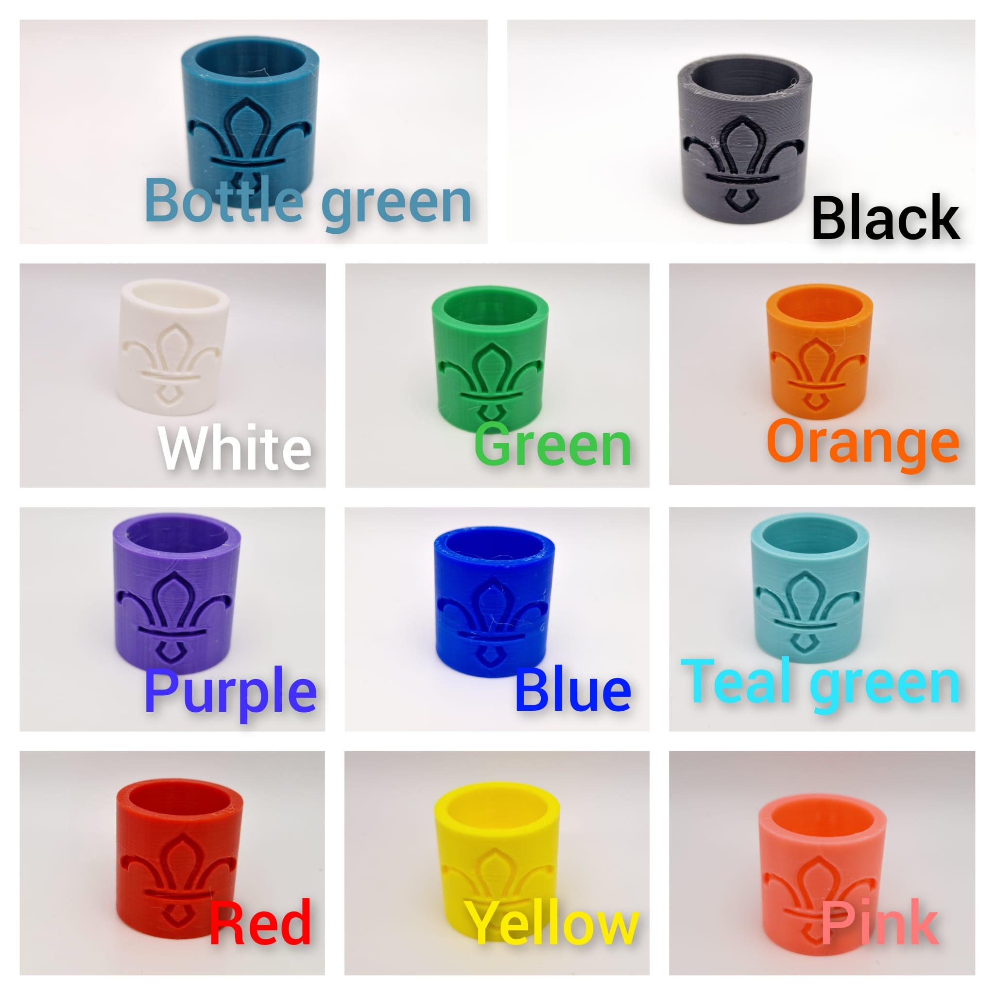 3D Printed Scout Woggle - Made From Biodegradable Plastic - 10+ Colours ...