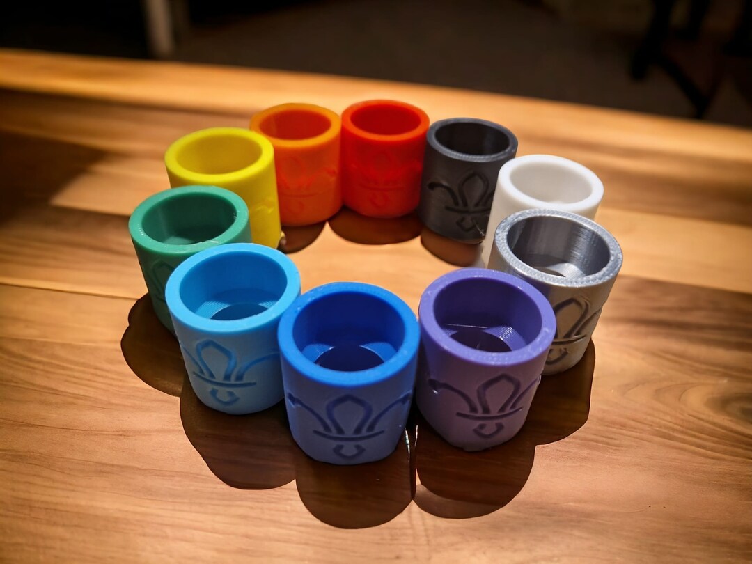 3D Printed Scout Woggle 10 Pack Made From Biodegradable Plastic - Etsy