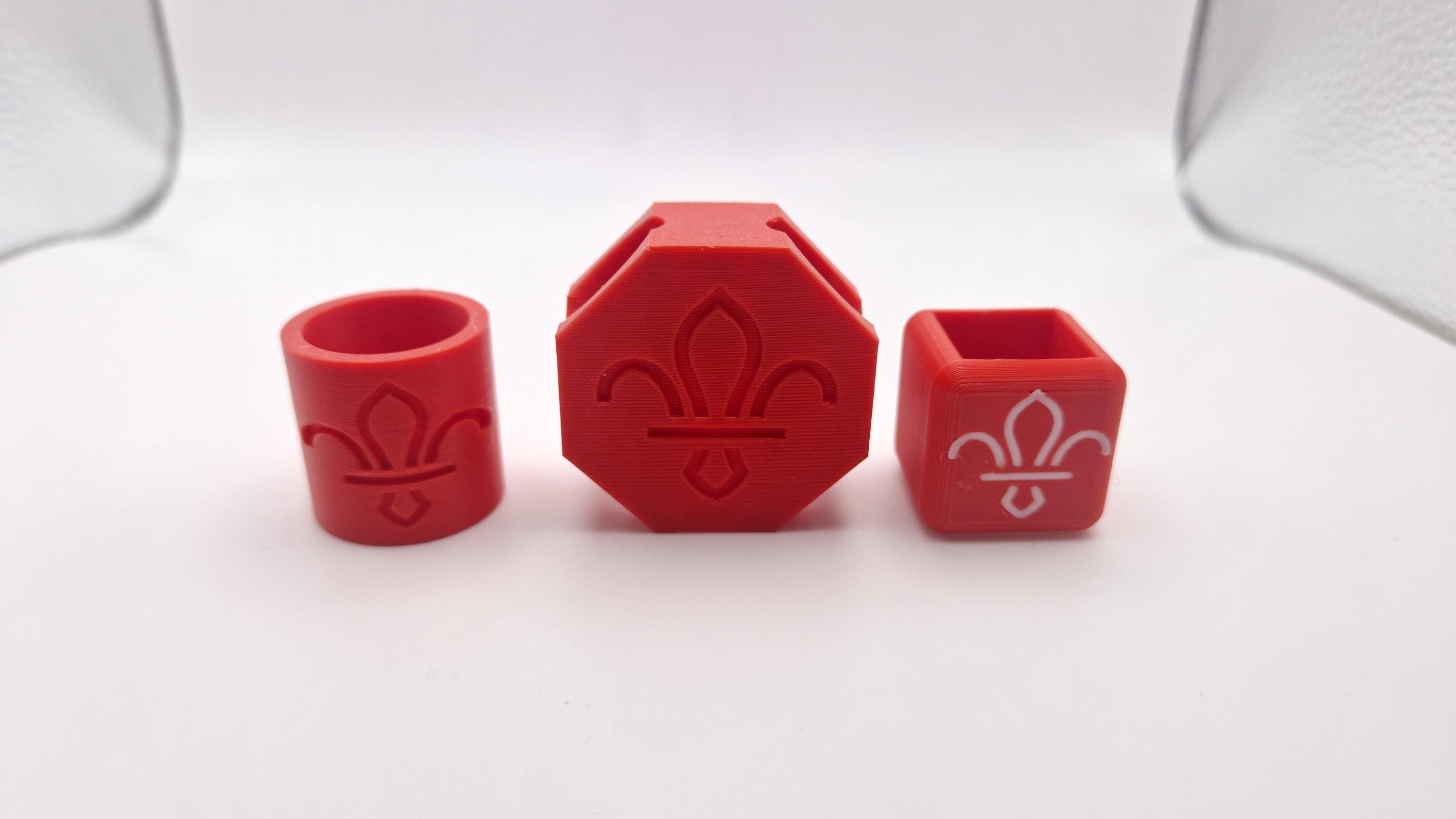 3D Printed Scout Woggle - Made From Biodegradable Plastic - 10+ Colours ...