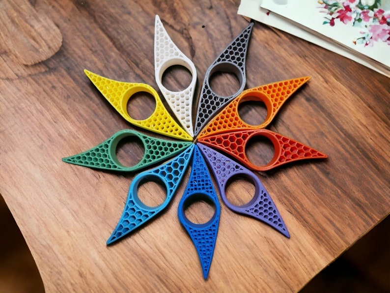 Book Page Holder, 3d Printed Thumb Page Holder, Book Accessories, Gift ...