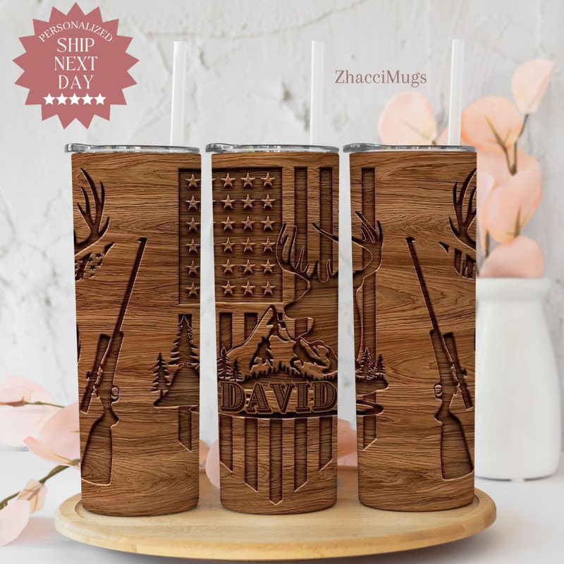 Deer Hunter Tumbler Cup - Etsy