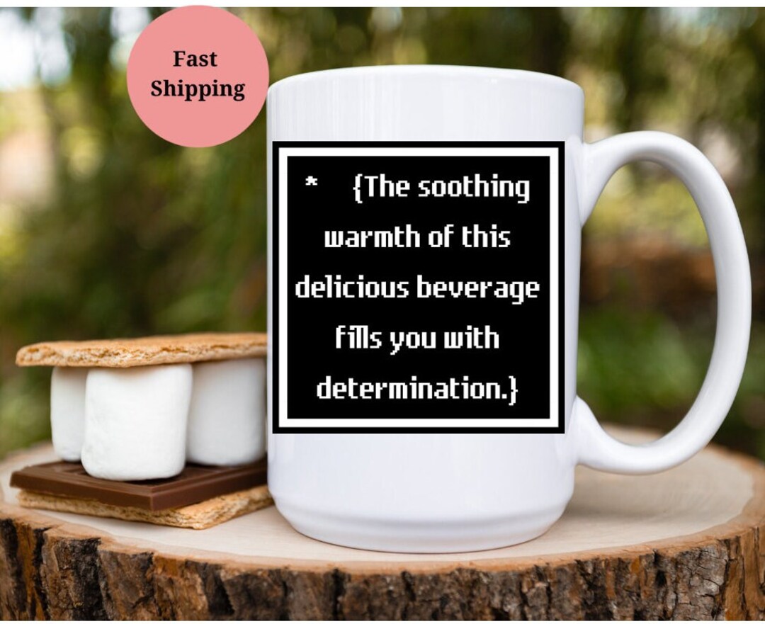 Undertale Mug, the Soothing Warmth of This Beverage Fills You With ...