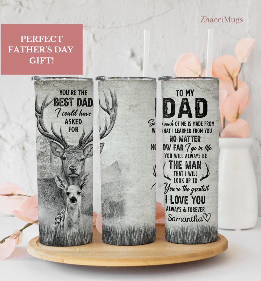 Personalized Best Dad Tumbler for Fathers Day, Gift for Dad, Best ...