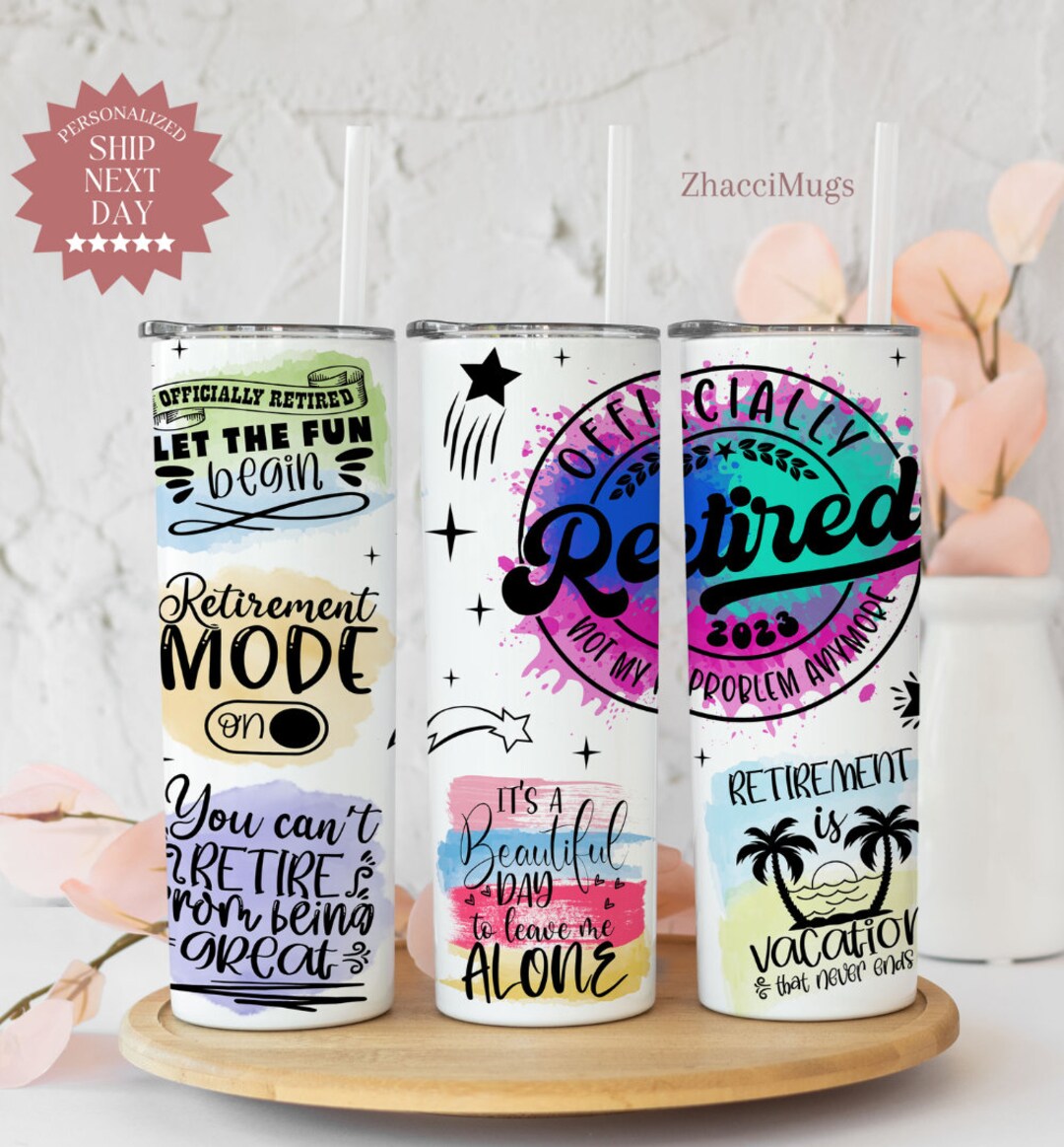 Retirement Tumbler, Coworker Retired Gifts for Women, Retirement ...