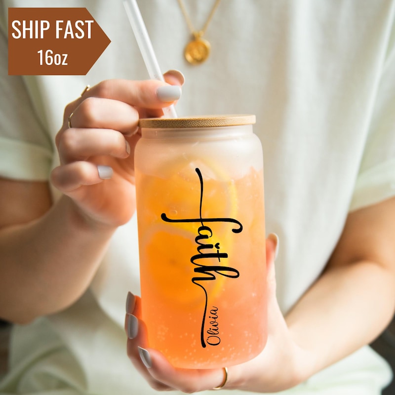 Faith Ice Coffee Cups - Etsy