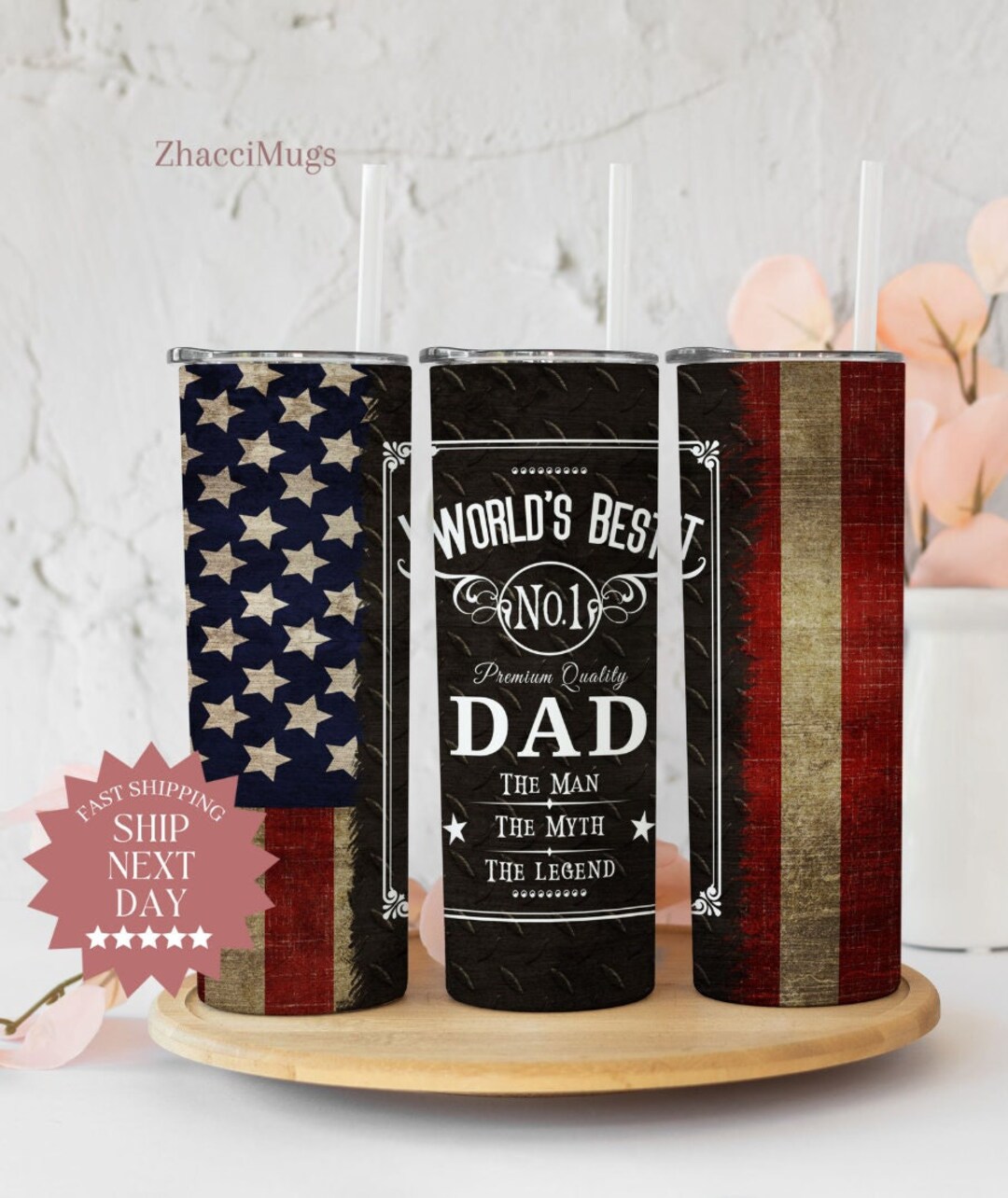 Worlds Best Dad Tumbler Fathers Day Tumbler Best Dad Ever - Etsy
