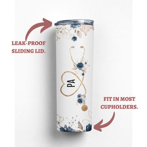 Personalized Physicians Assistant Tumbler Cup, PA Tumbler, Physician ...