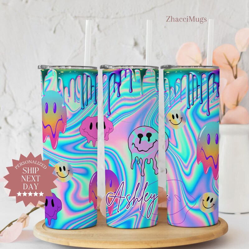 Straw Holographic Metal - Etsy