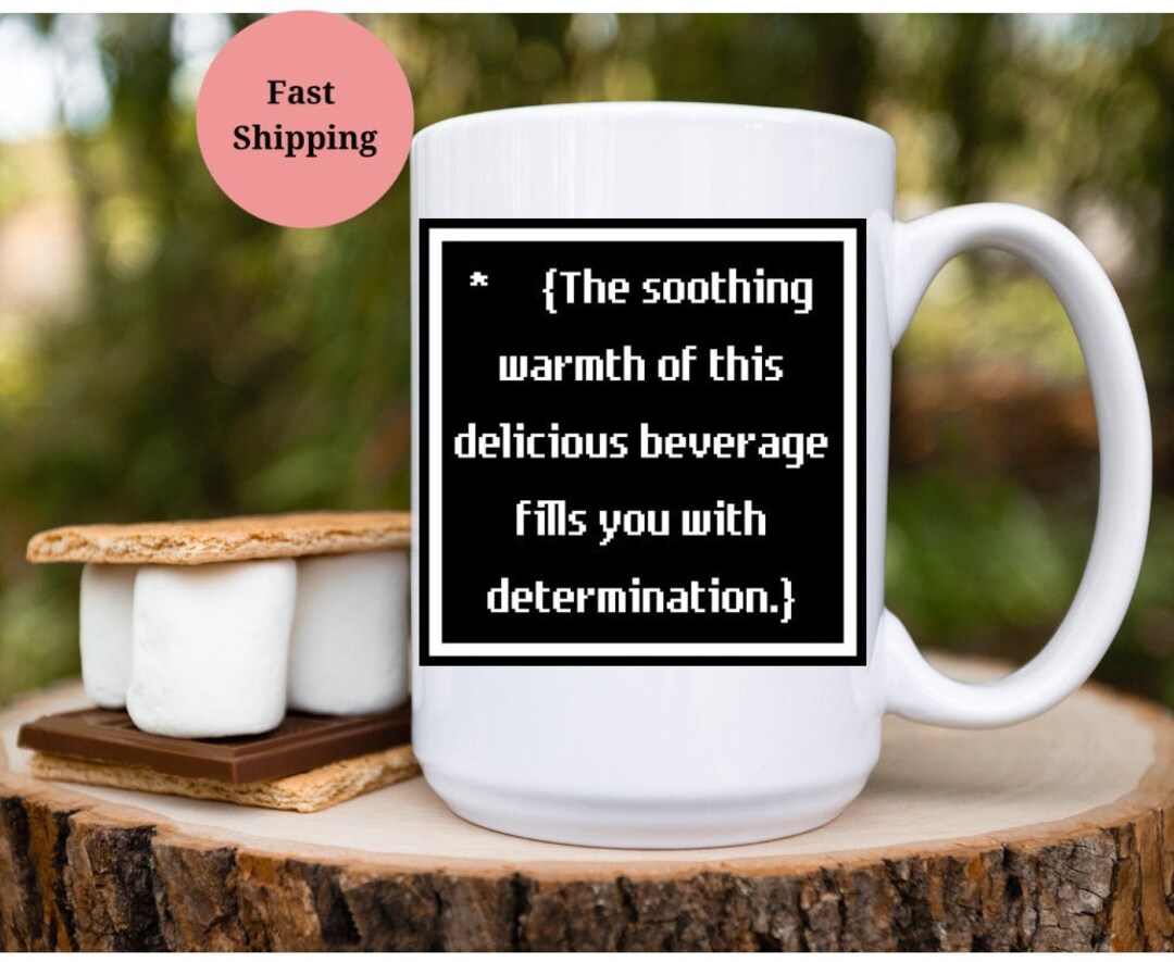 Undertale Mug, the Soothing Warmth of This Beverage Fills You With ...