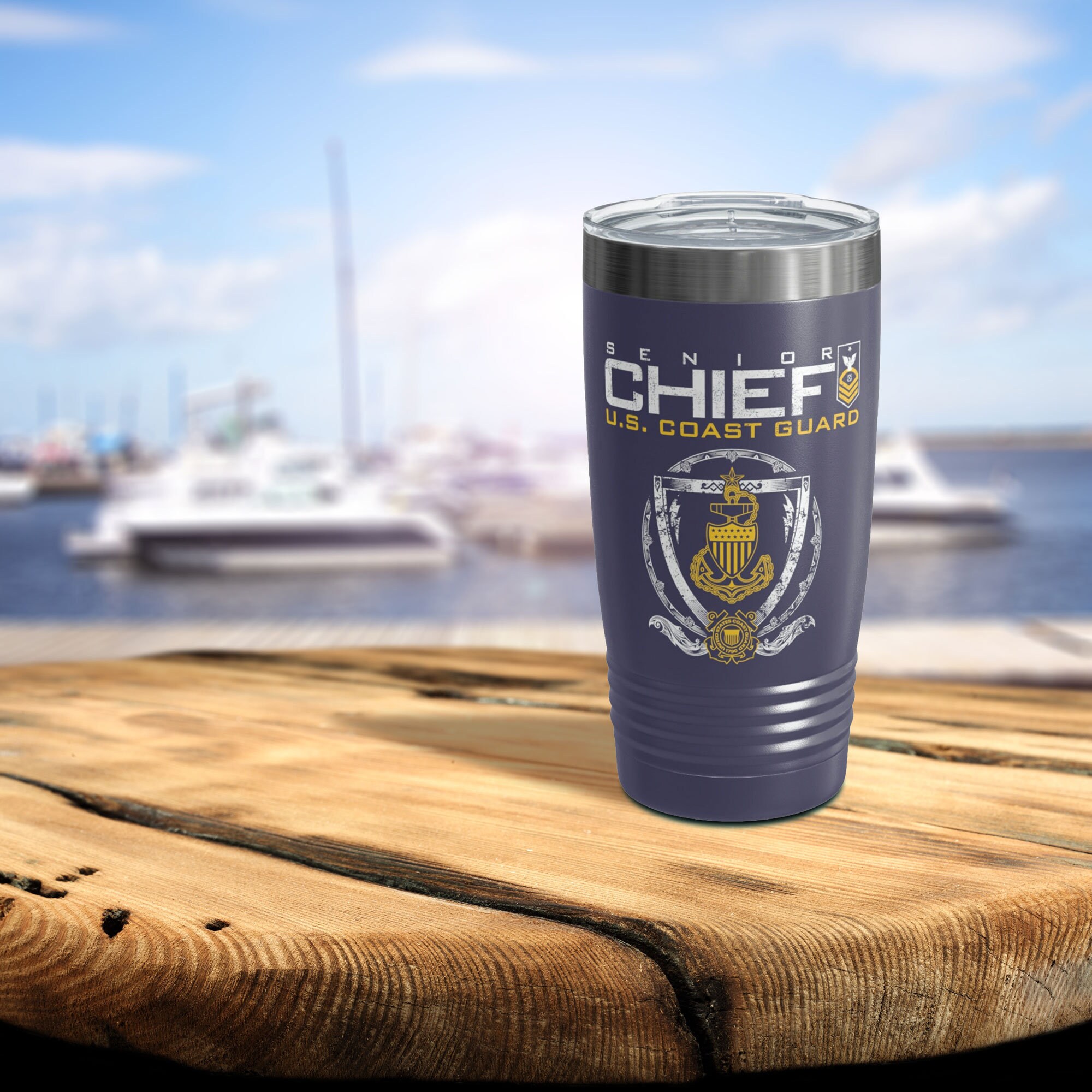 U.S. Coast Guard Tumbler Coast Guard Coffee Mug Coast Guard Senior ...