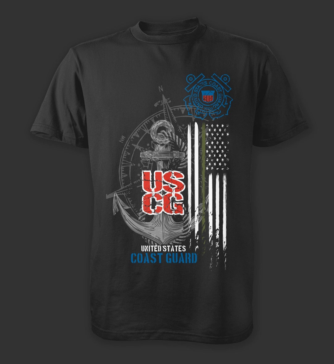 Coast Guard T-shirt, USCG Tee Shirt, Coast Guard Tshirt, Coast Guard ...