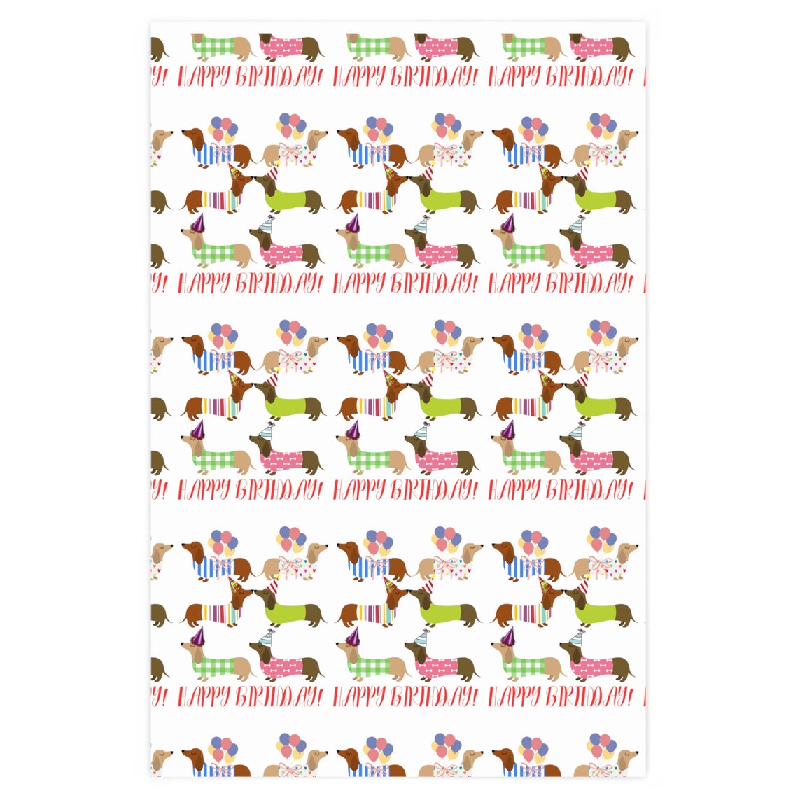 Happy Birthday Wrapping Paper - Etsy